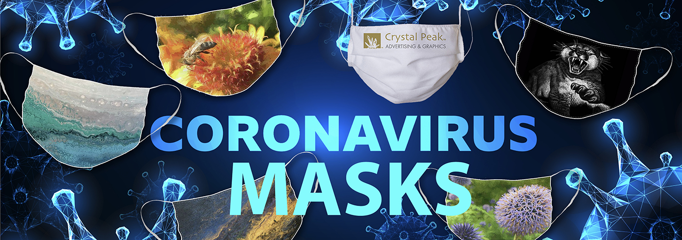 Custom Face Masks Available - Crystal Peak Design