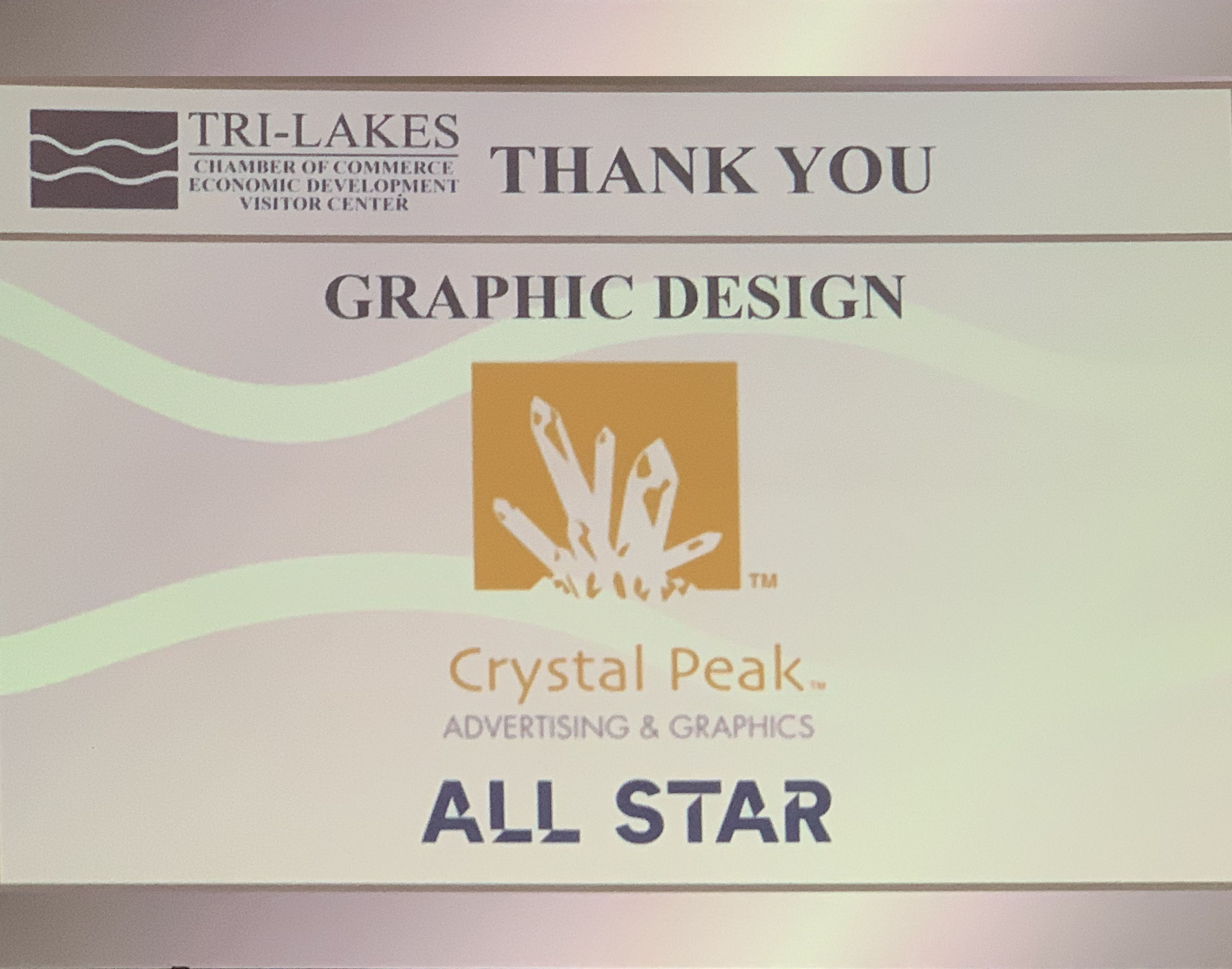 All Stars Annual Award Dinner - Crystal Peak Design