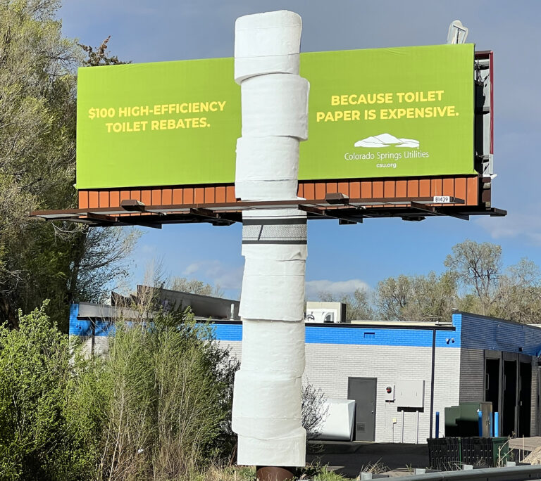 A Traffic-Stopping Example of Billboard Advertising - Crystal Peak Design